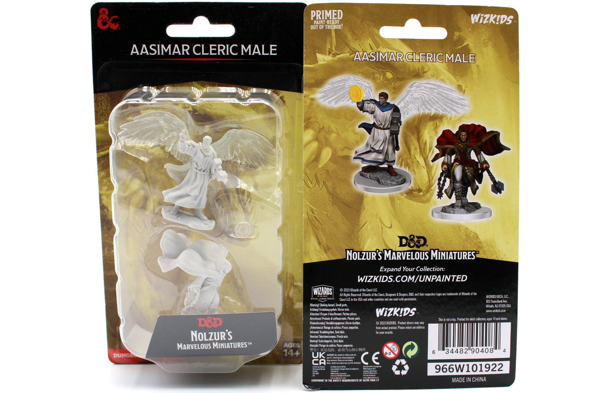 WizKids - D&D Nolzurs Marvelous Miniatures: Aasimar Cleric Male - Wave ...