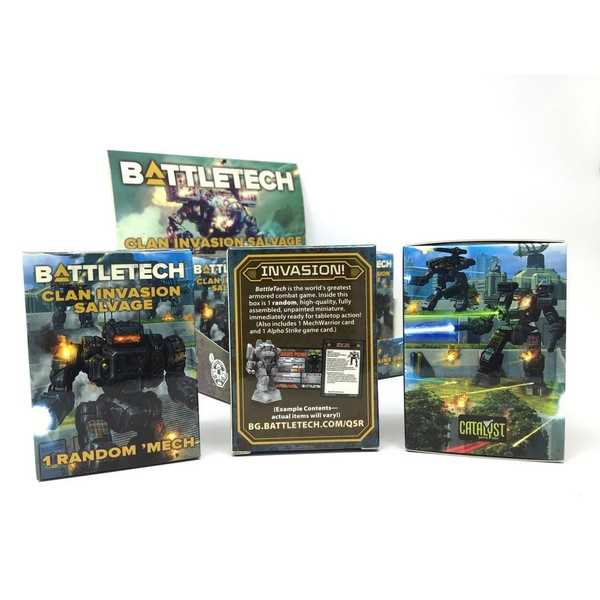 BattleTech Clan Invasion Salvage Blind Box — Broadsword Wargaming