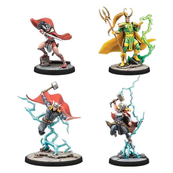 Marvel Crisis Protocol: Mighty Thor, Lady Sif, Thor, Hero of Midgard ...