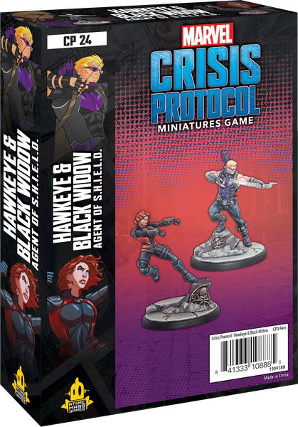 Marvel Crisis Protocol: Hawkeye and Black Widow Agent of Shield ...