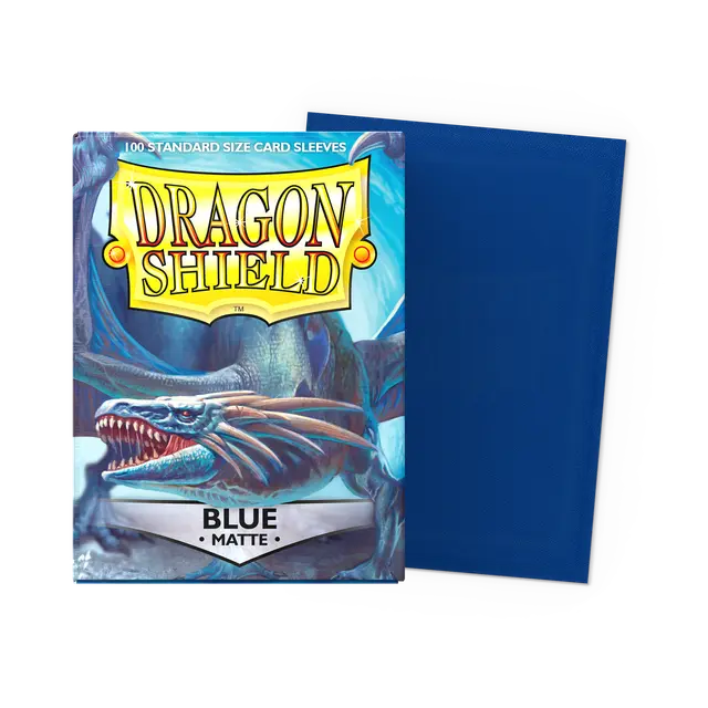Dragon Shield Matte - Blue (100 ct. in box) — Broadsword Wargaming